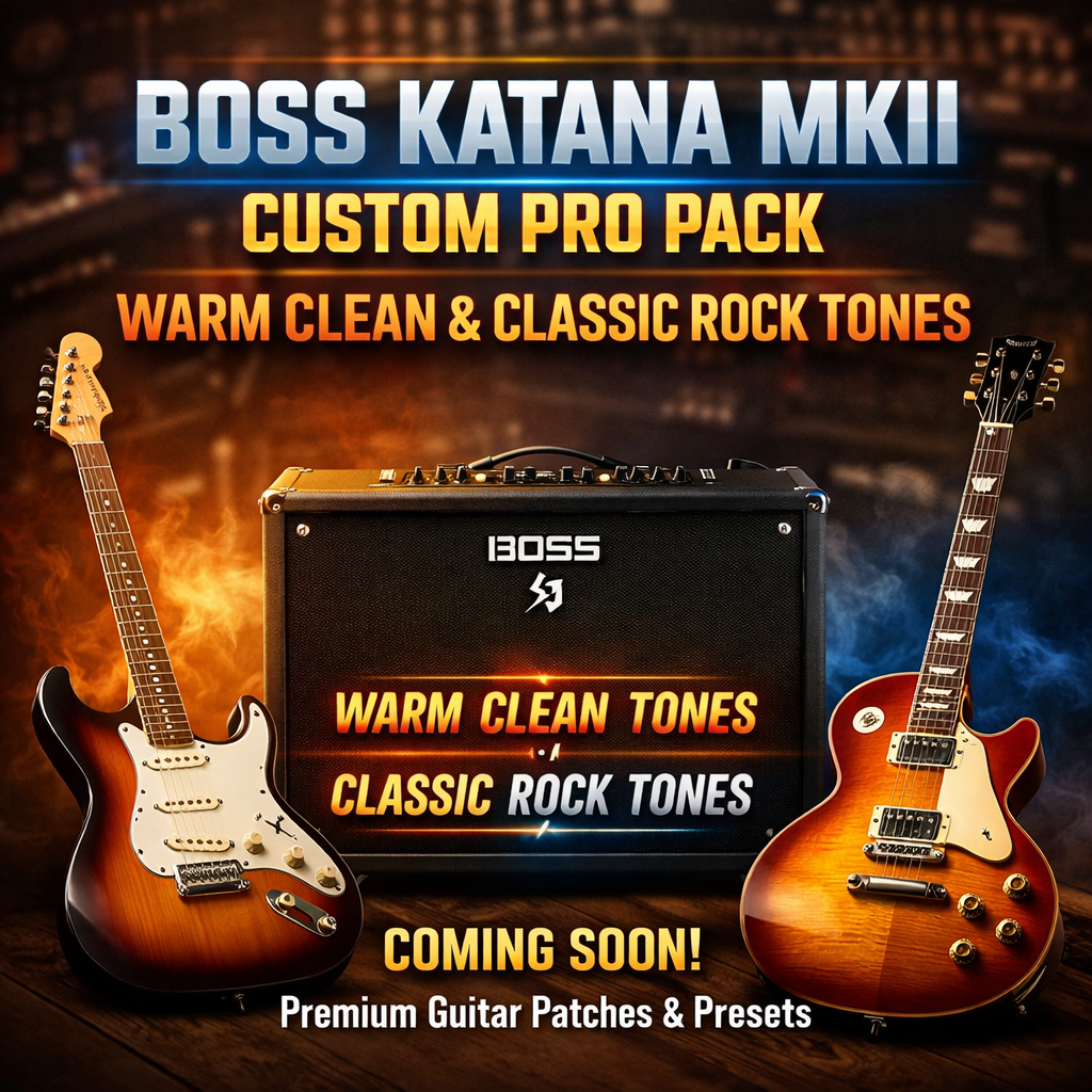 Boss Katana MKII Custom Pro Pack: Rock Tones Guide - Juca Nery Guitar ...